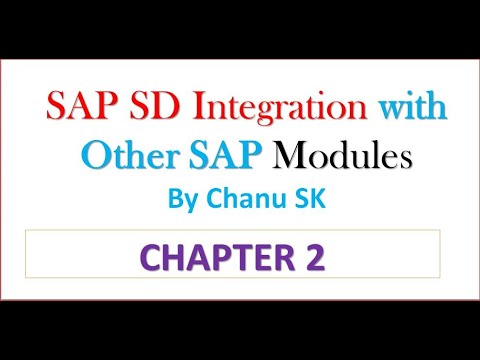 SAP SD Integration with Other SAP Modules by Chanu SK - YouTube