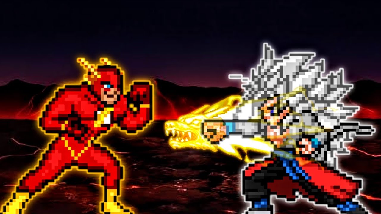 Flash OP VS Xeno Goku V2 OP (all form) in Jump Force Mugen - YouTube