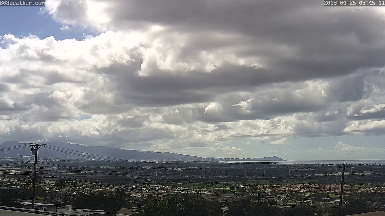 Hawaii Weather Webcam Timelapse for Thursday, April 25 2019 - YouTube
