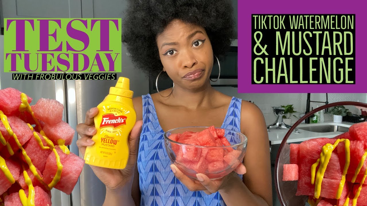 TikTok Watermelon Mustard Challenge - YouTube