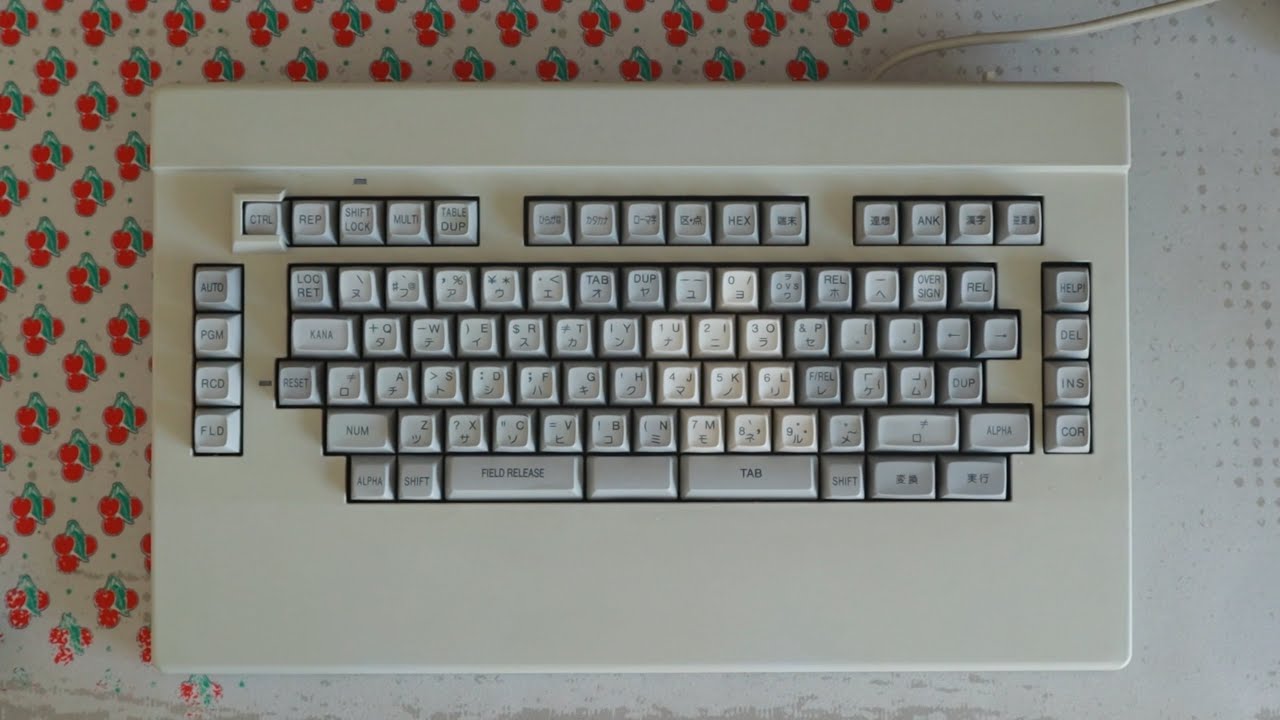 Unknown Topre Data Entry Keyboard HiPro Keycaps [Typing Sound] - YouTube