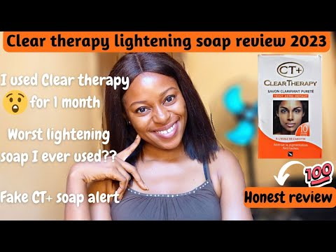 CLEAR THERAPY LIGHTENING PURIFYING SOAP review: Honest truth about ...