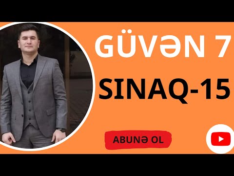 GÜVƏN 7. SINAQ 15  Bütün testlərin izahı #sınaq15