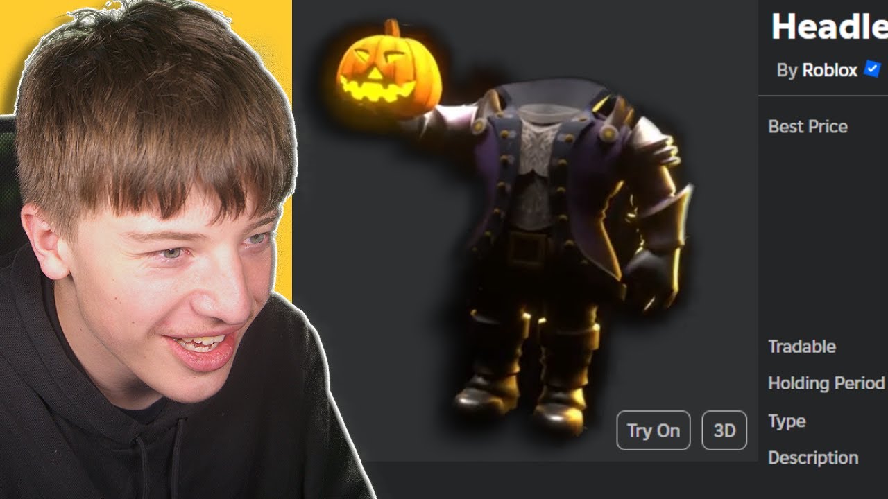 ROBLOX HEADLESS HORSEMAN HAS RELEASED ! - YouTube