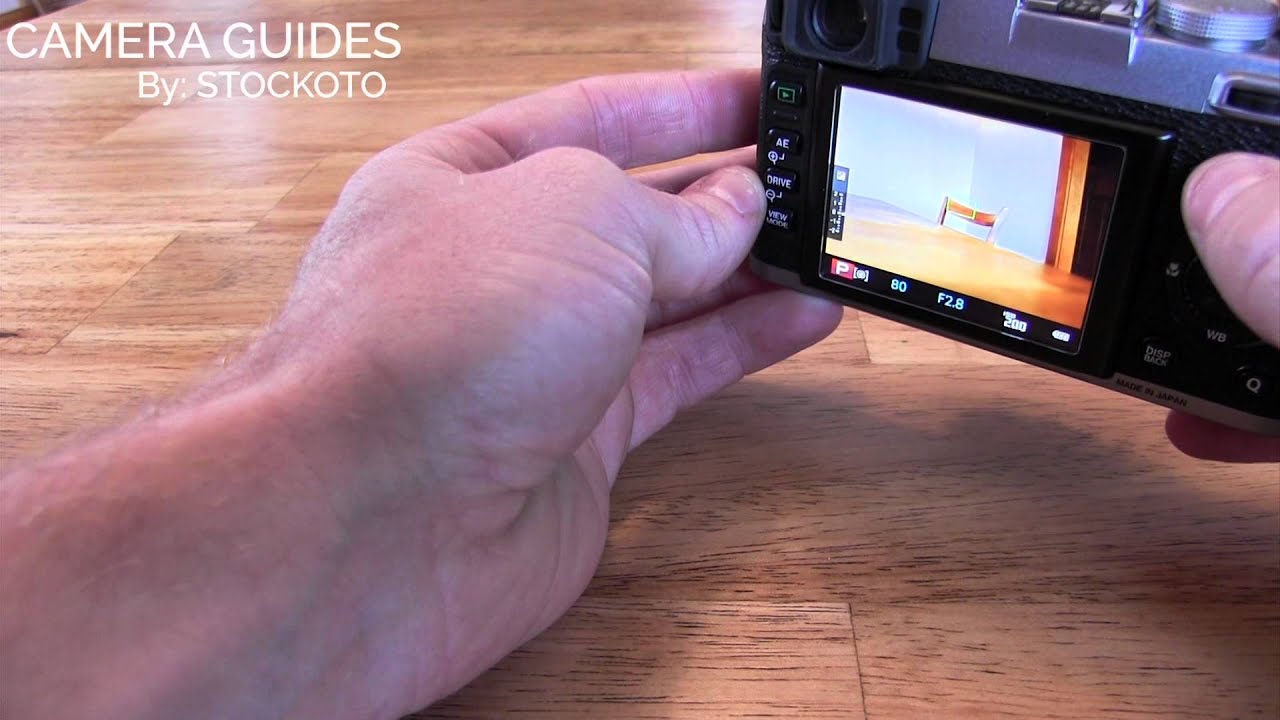 Fujifilm X100S - How to use Auto Exposure Lock - YouTube