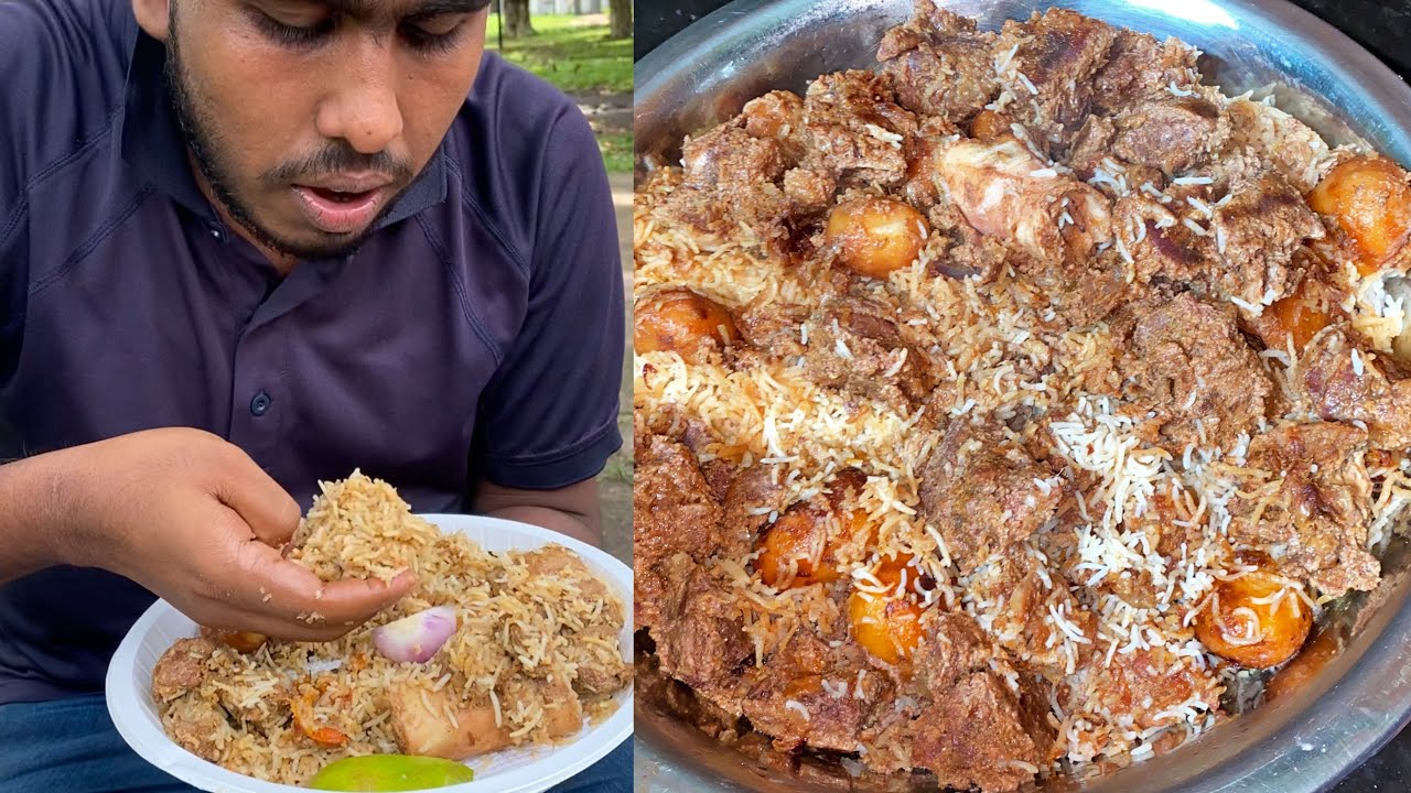 Eating Biryani - YouTube