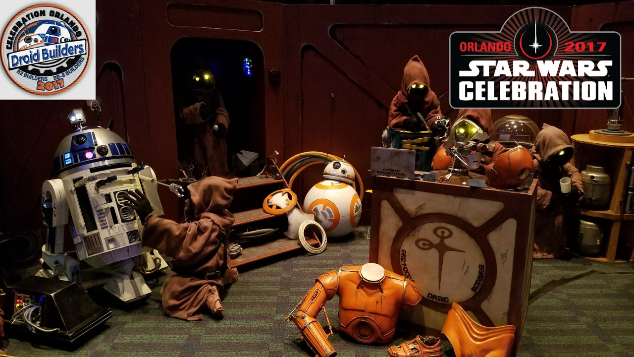 Droid Builders Walkthrough at STAR WARS Celebration Orlando 2017 - YouTube