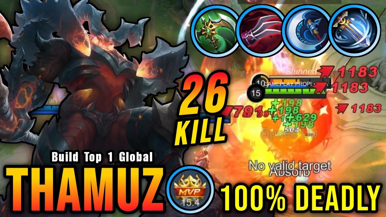 26 Kills!! Attack Speed & Critical Build Thamuz is Deadly!! - Build Top ...