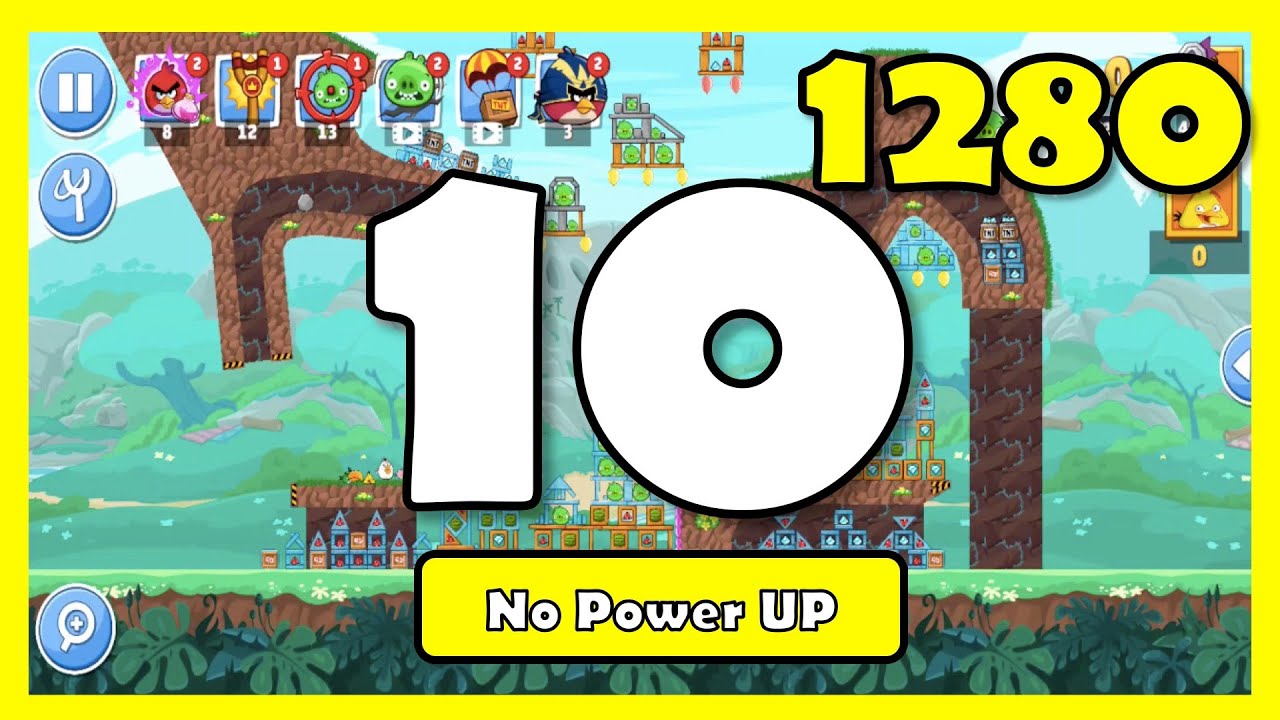 Angry Birds Friends Level 10 Tournament 1280 NO POWER UP walkthrough ...