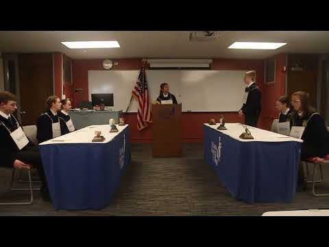 Blue Ridge FFA Conduct of Chapter Meeting - YouTube