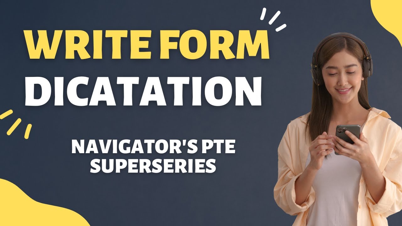 PTE WRITE FROM DICTATION | PTE 2022 | NAVIGATORS EDUCATIONS | LATEST ...