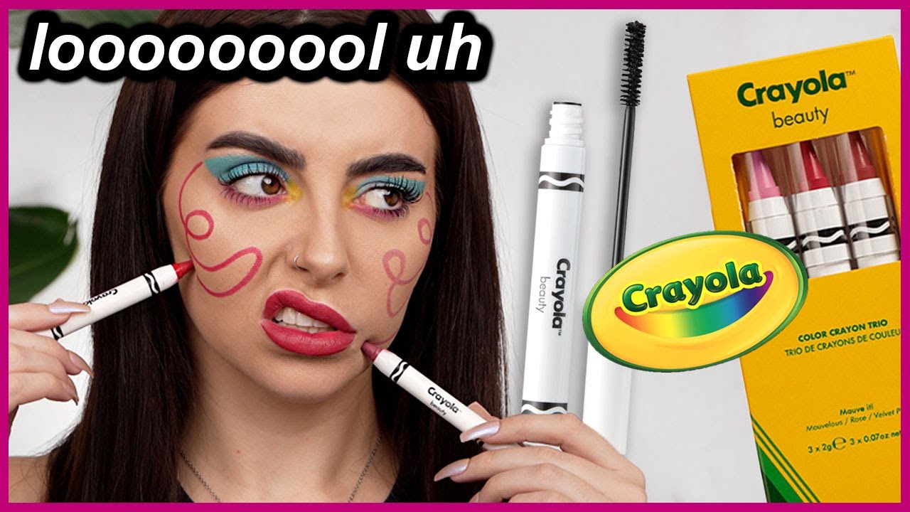 TESTING CRAYOLA MAKEUP! FIRST IMPRESSIONS + *HONEST* REVIEW! should ...