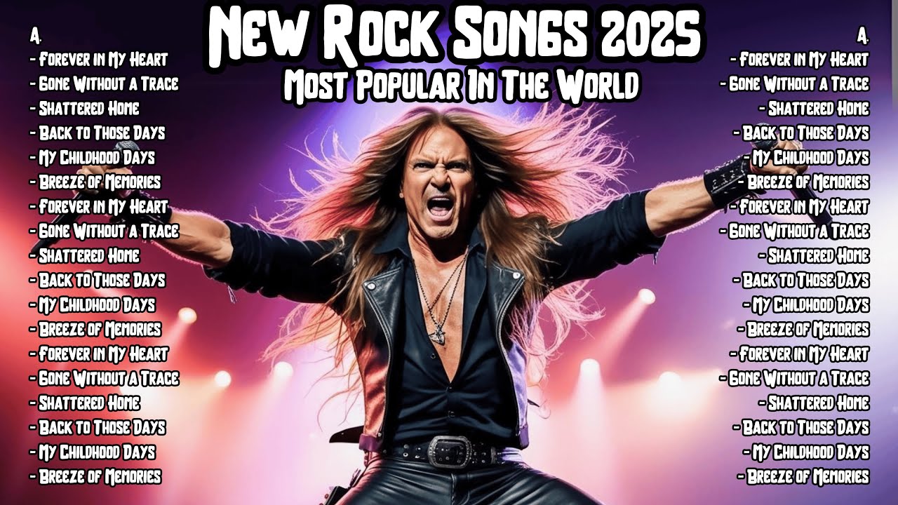 Best Rock Hits Of 2025 🔥🔥| Most Popular In The World 🎸 - YouTube