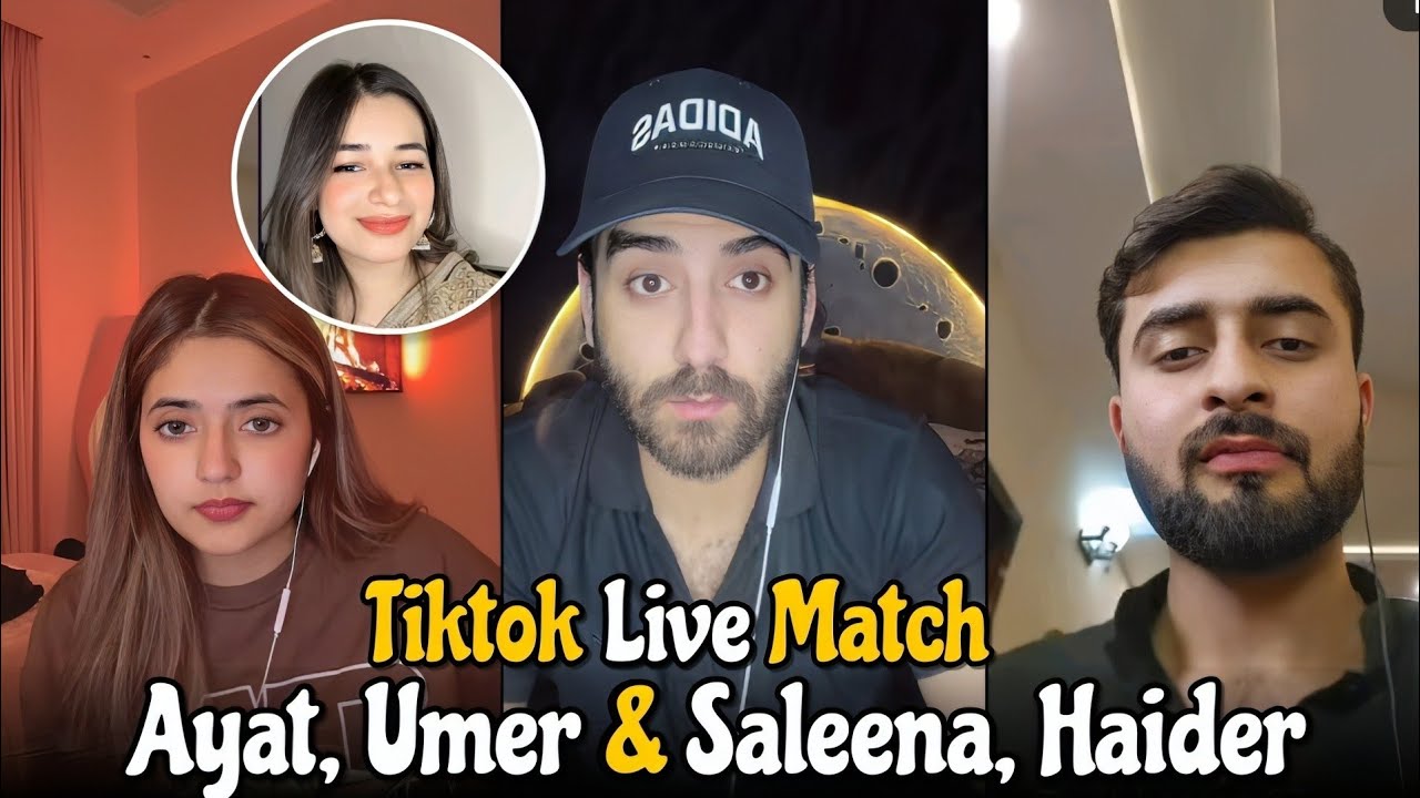 March 23, 2025 TikTok Live Match 😂 Ayat , Umer Butt & Saleena , Haider | Funny Moments 🤣😂🤣 - YouTube