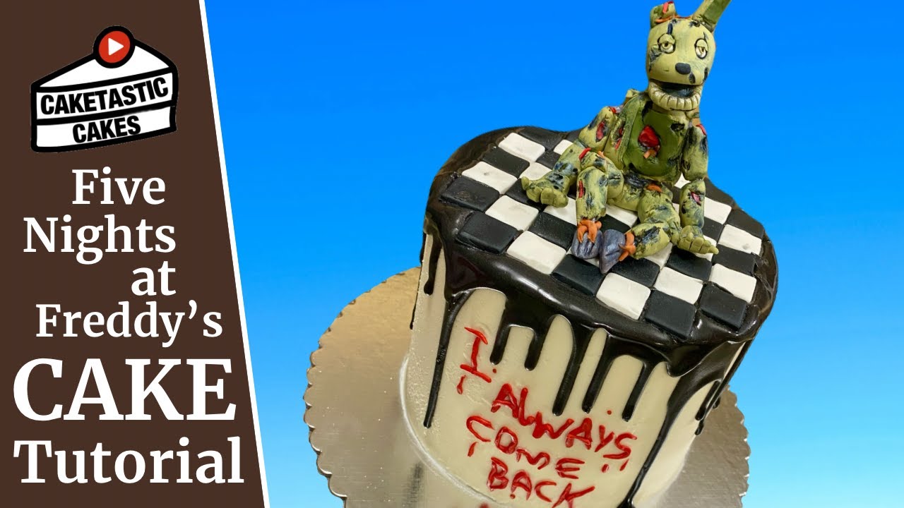 Make Any Five Nights at Freddy's (FNAF) Character Cake Tutorial - YouTube