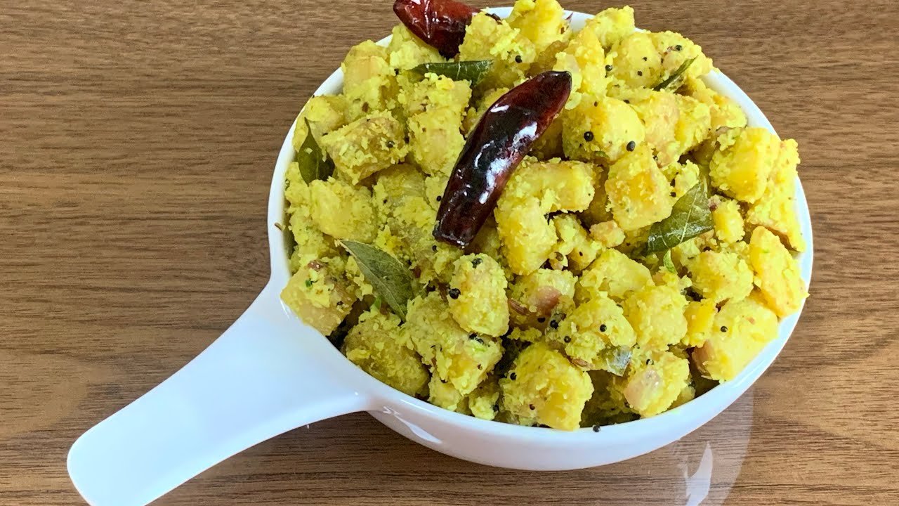 കായ തോരൻ / Pacha Kaya Thoran / Raw Plantain Thoran / Vegetarian Recipes ...