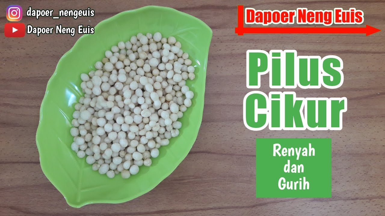 RESEP PILUS CIKUR RENYAH UNTUK ISIAN BASO ACI - YouTube