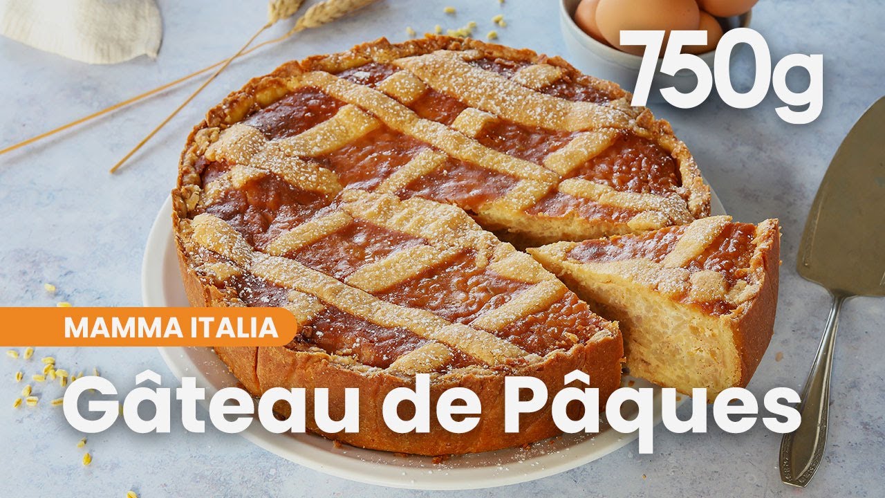 Gâteau de Pâques italien : la pastiera napolitaine- 750g - YouTube