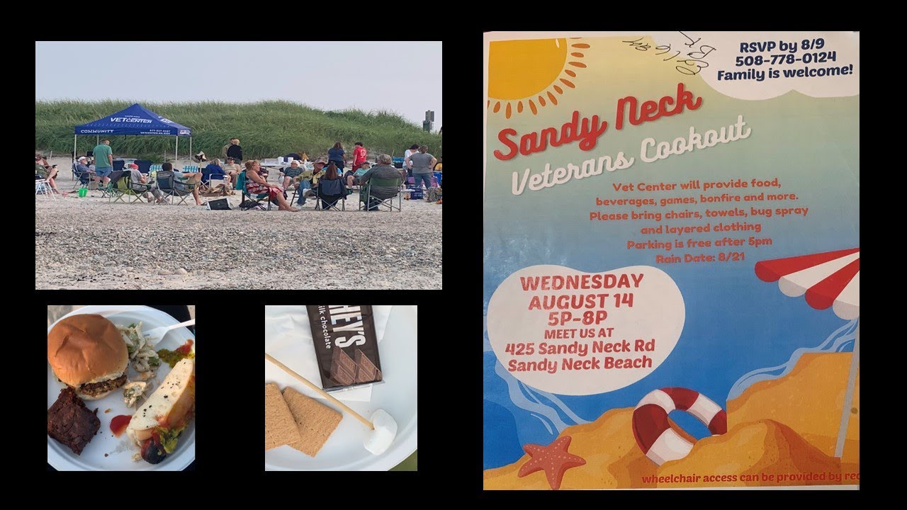 Veterans Cookout Sandy Neck Beach - YouTube
