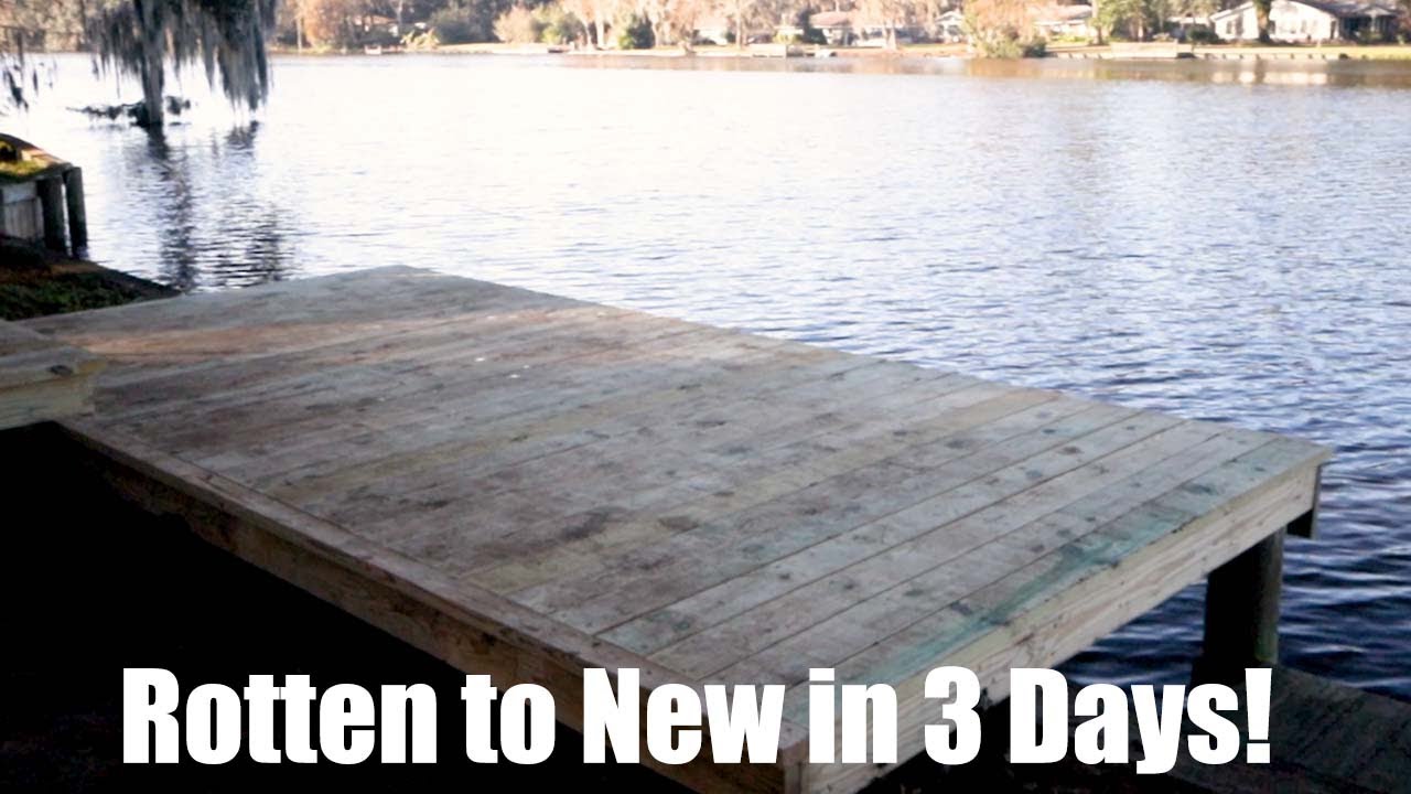 DIY Multi-level Dock! Part 2 - YouTube