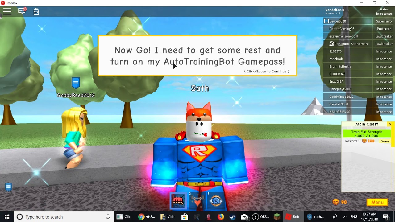 roblox super power training simulator ep 2 - YouTube