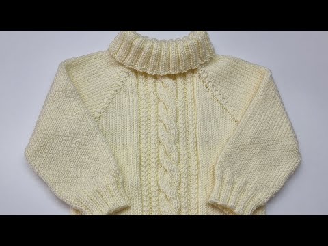 Balıkçı Yaka Kazak Modeli Kolay Çocuk Kazağı