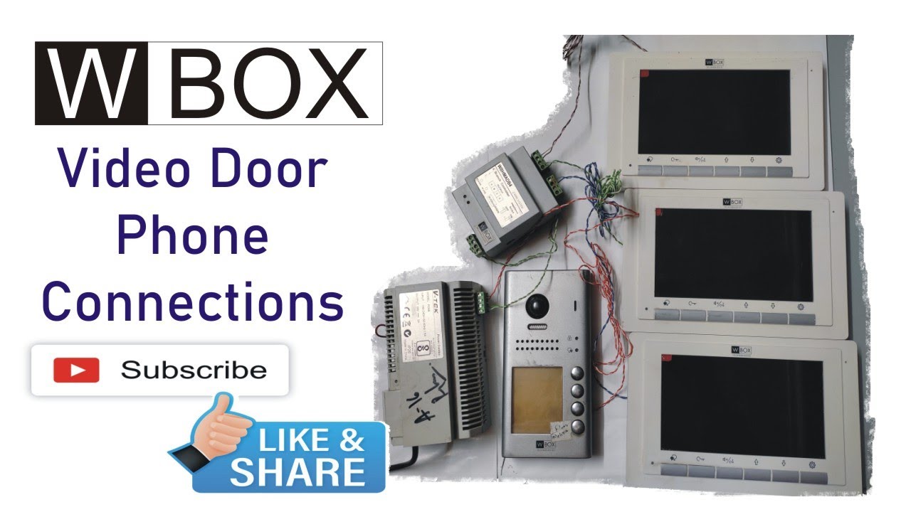 W BOX Multi Apartment Video Door Phone Connections I WBOX VDP ...