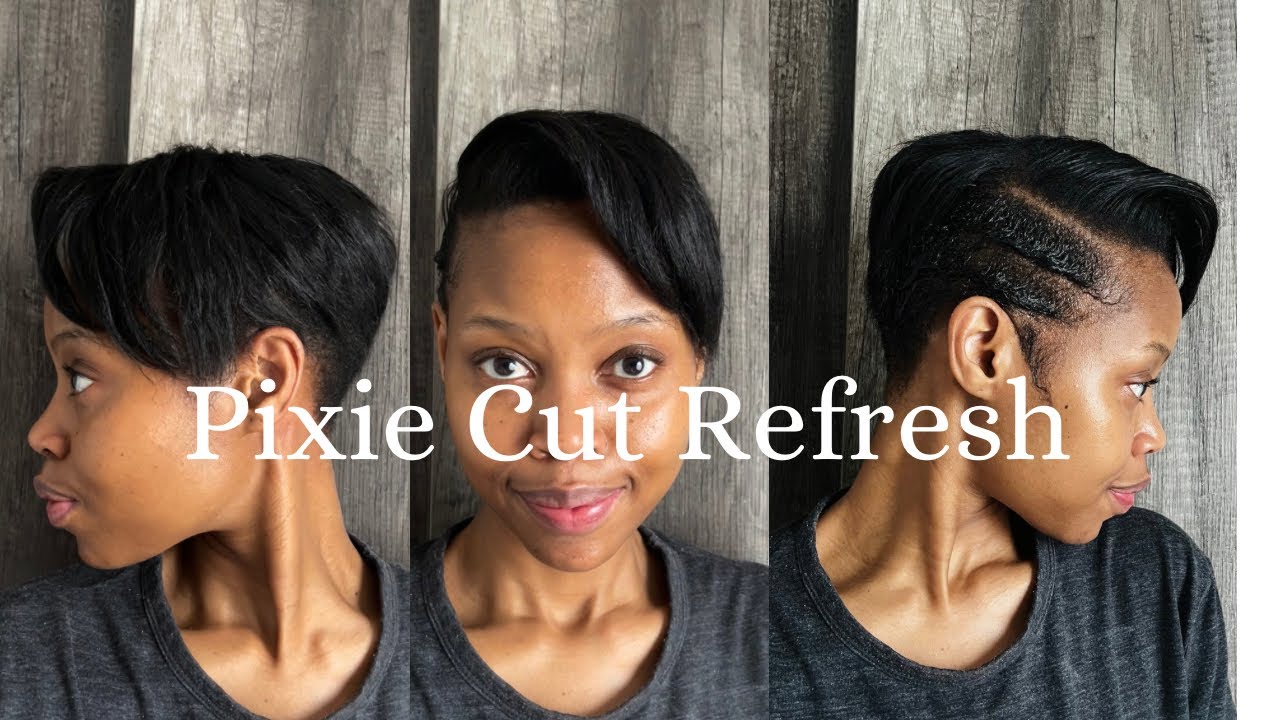 Pixie Cut Refresh | Sleek, Simple & Stunning Transformation #pixiecut - YouTube