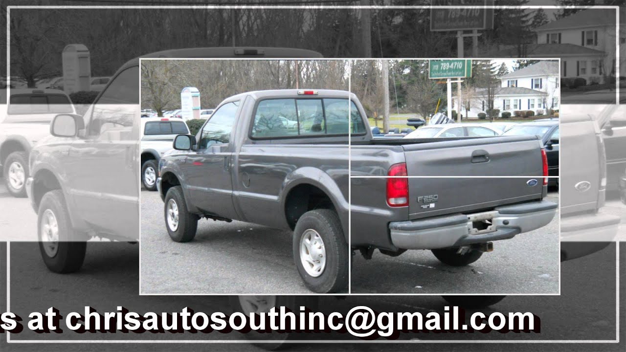 2002 FORD SUPER DUTY F-250 XL REG CAB 2DR 4WD 7.3L TURBO DIESEL V8 AT ...