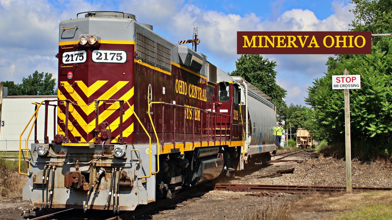 Ohio Central train crosses diamond for the first time in years at ...