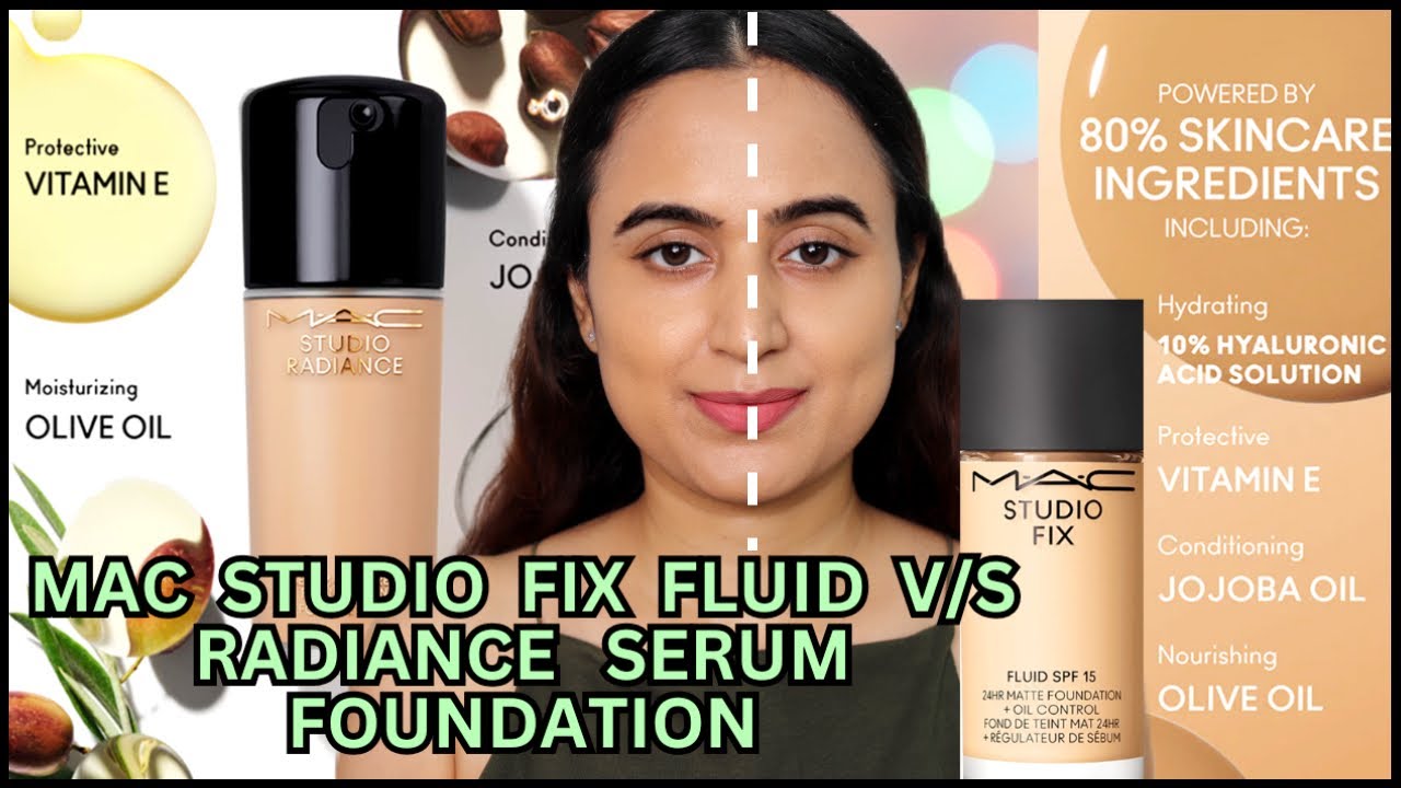 MAC Studio Fix v/s MAC Radiance Serum Foundation | Waysheblushes - YouTube