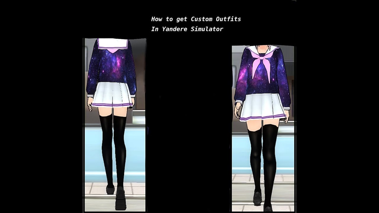 How to get Custom Outfits in Yandere Simulator - YouTube