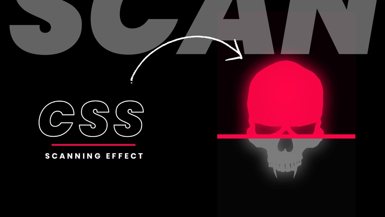Create Object Scanning Effect Using Css Only Css Hover Effects Youtube 4731