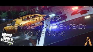 How to install custom sirens fivem - boodowntown