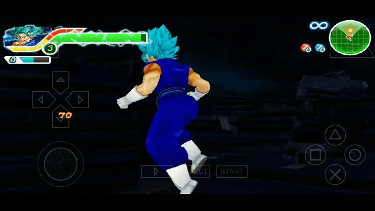 Dragon ball Tenkaichi TT5 Vegeto SS Blue Dbs Hereos Vs Vegeta SS Blue ...