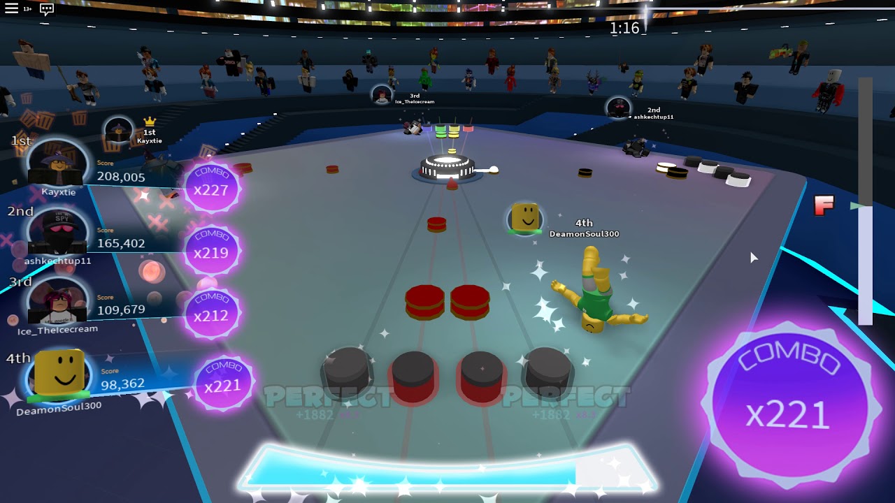 Roblox Robeats Never Gonna Give you Up Remix (Hard) - YouTube