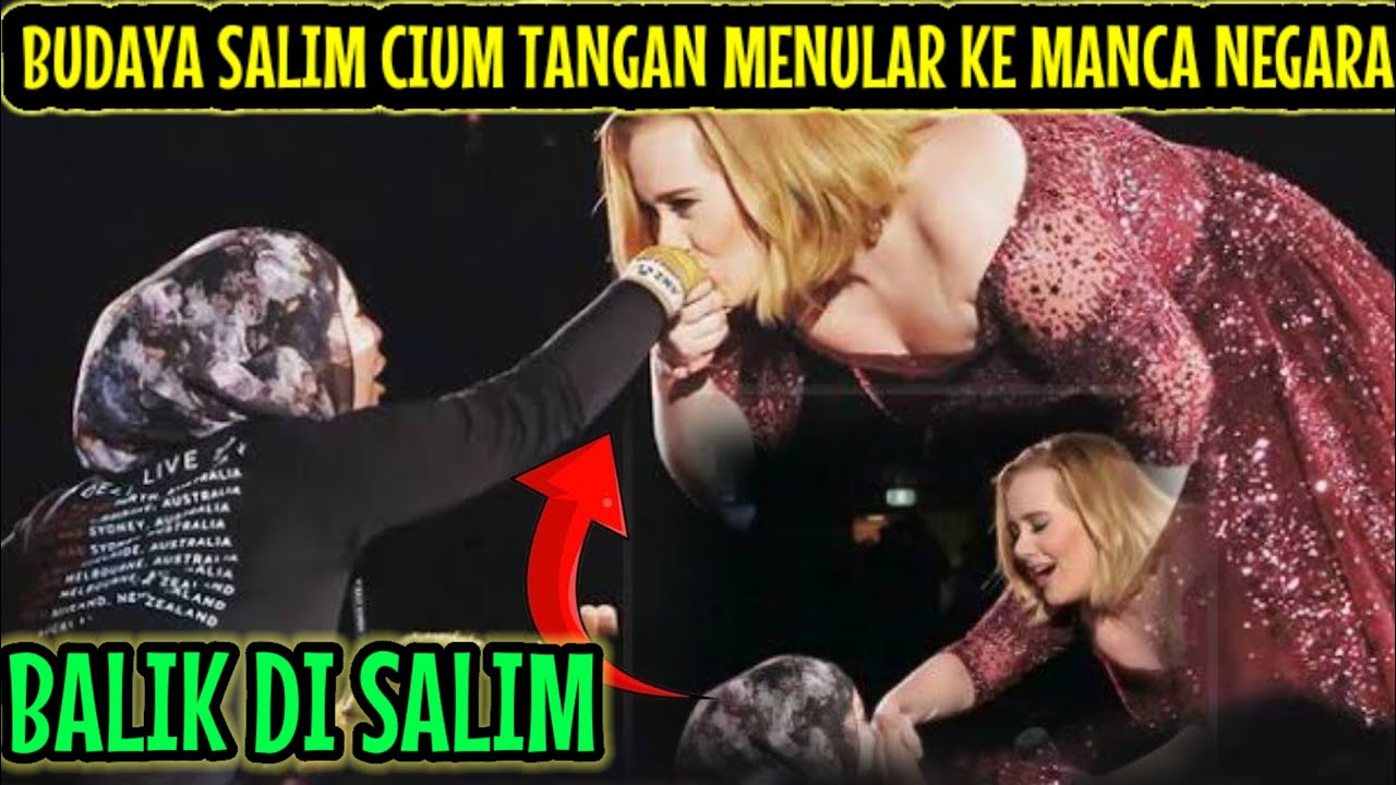 MERINDING ‼️ BUDAYA SALIM CIUM TANGAN MERAMBAH KE LUAR NEGARA - YouTube