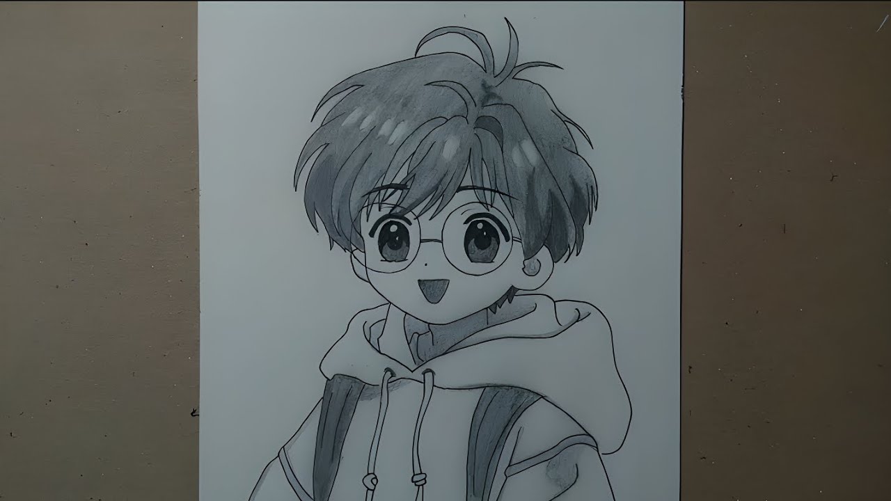 How to draw anime boy step by step | Anime boy - YouTube