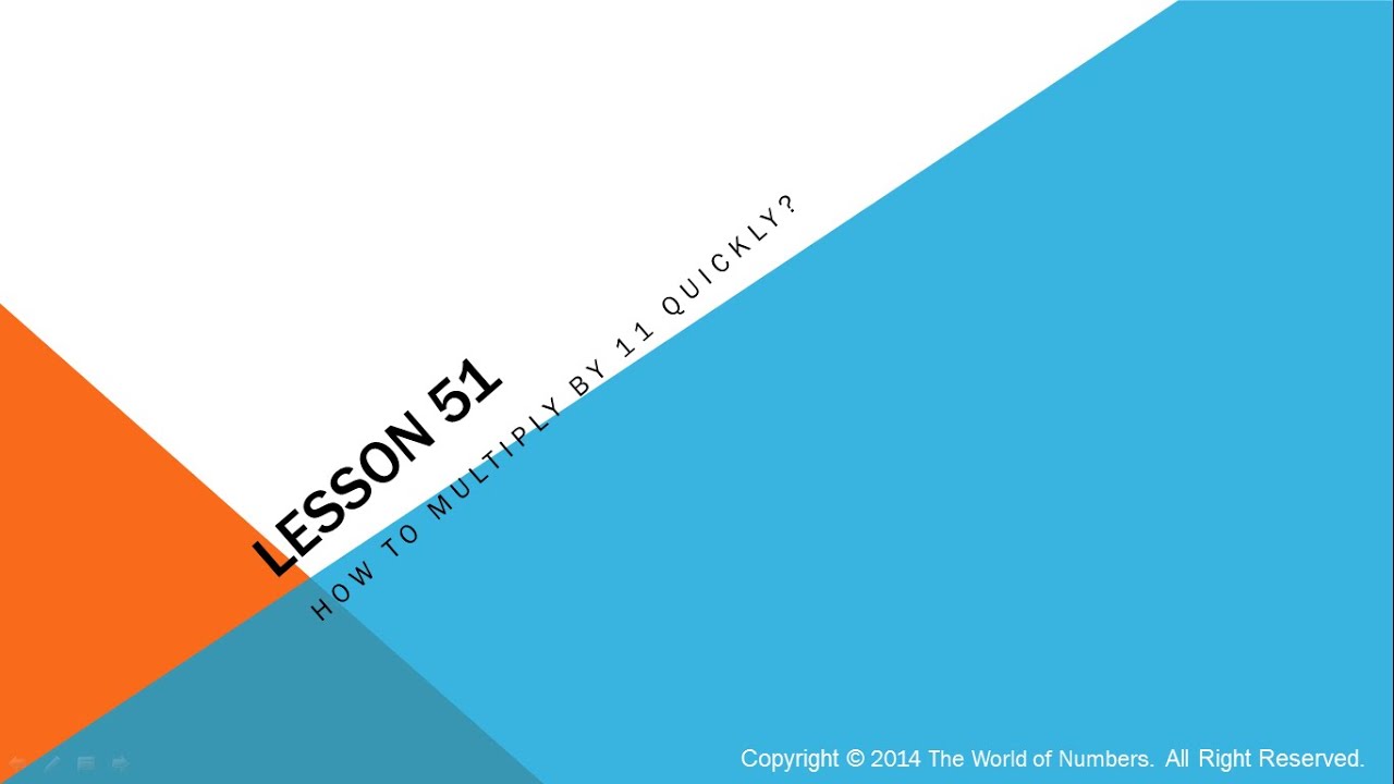 Lesson 51 How To Multiply By 11 Quickly YouTube lesson-51-how-to-multiply-by-11-quickly-youtube