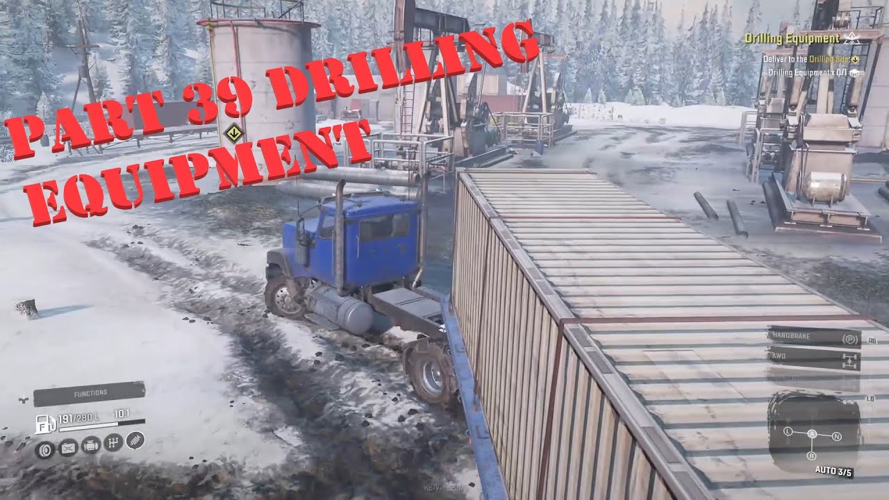 Snowrunner oil rig drill - engineeringtiklo