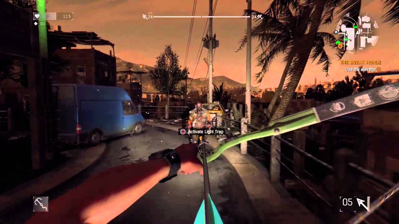 Dying light bozak bow (PS4 Gameplay) - YouTube
