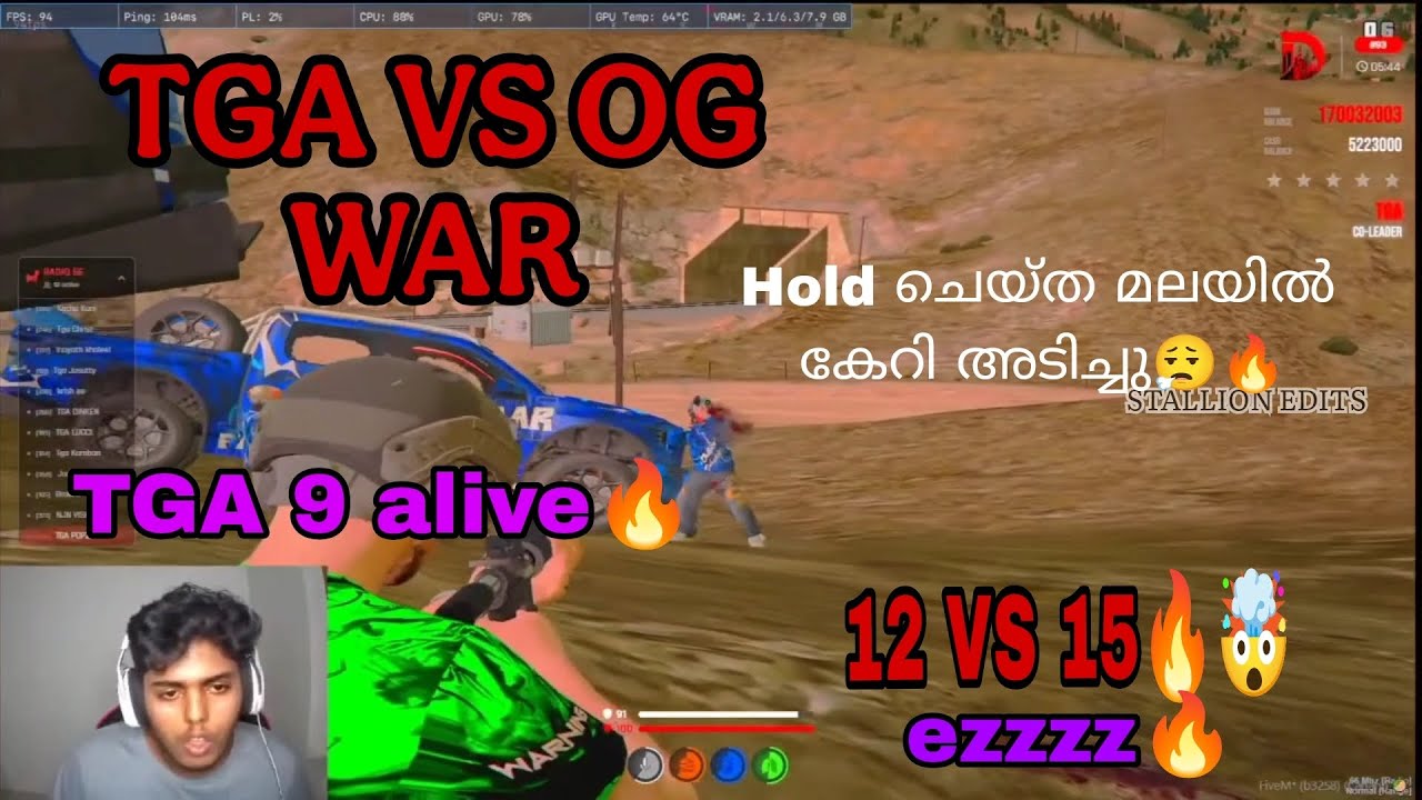TGA VS OG WAR🔥TGA ജയിച്ചു😮‍💨🔥9 ALIVE💥🤯#dimencity #tga - YouTube