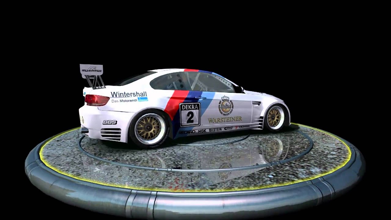 rfactor showroom cars test - YouTube