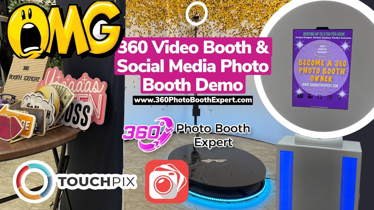 360 Video Booth & Photo Booth Combo at 1 event! TouchPix & Luma Booth ...