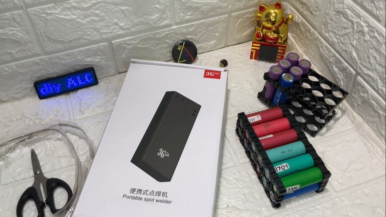 Review Portable Spot Welder / Las Titik Portable Merk 3Goa Ada Baterai ...