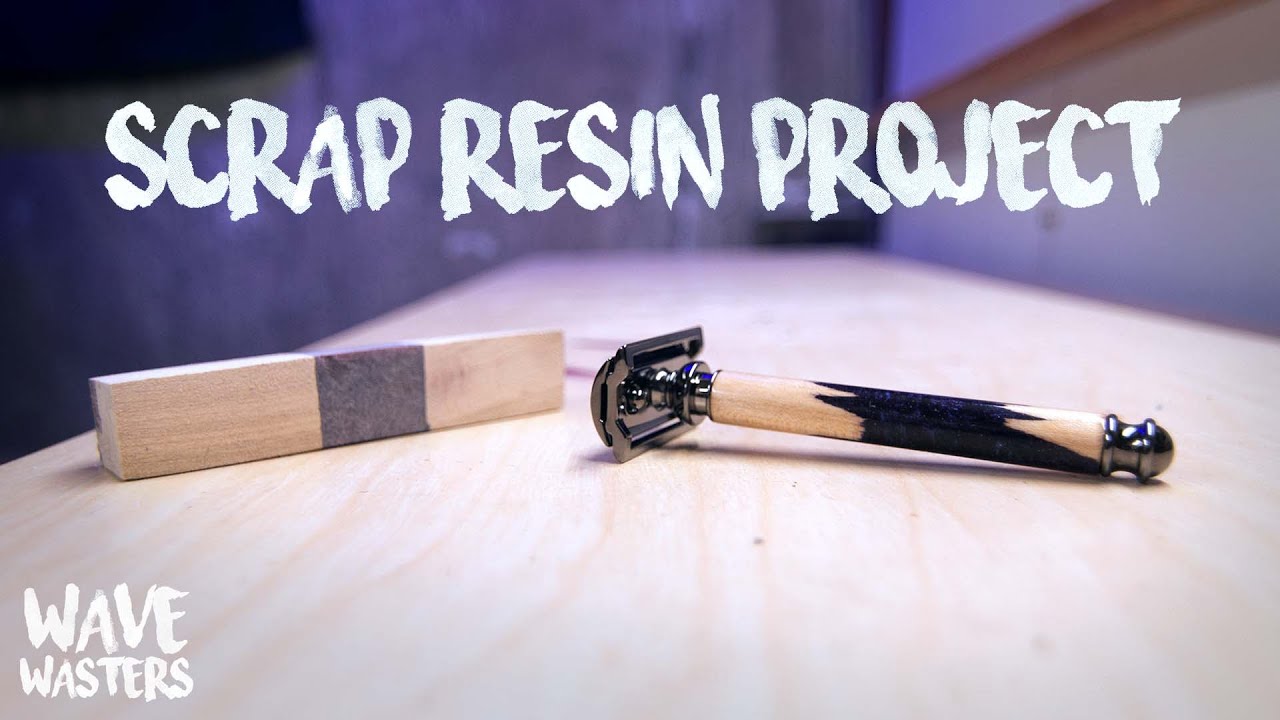 Upcycle Leftover resin Into a Razor Handle - YouTube