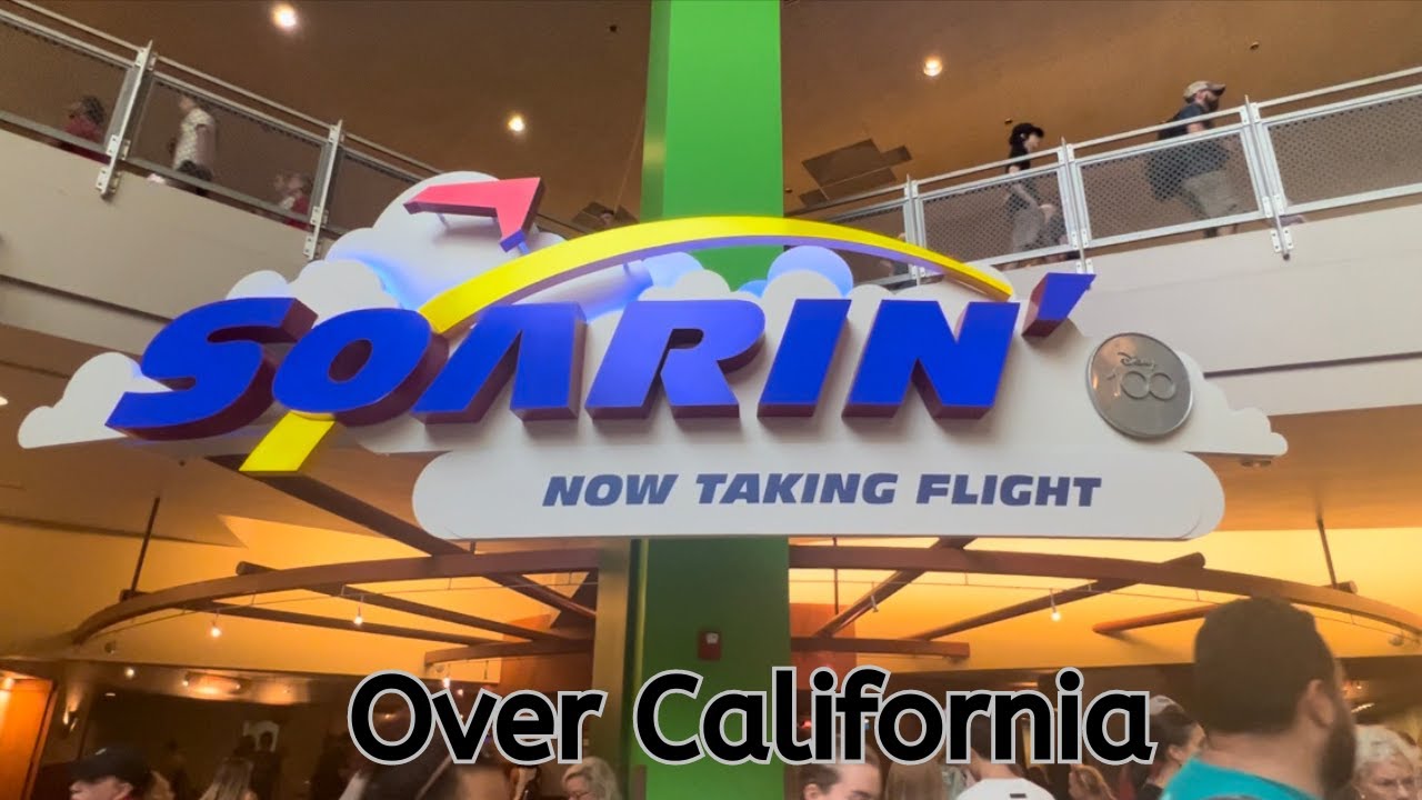 Soarin' over California at Epcot - YouTube