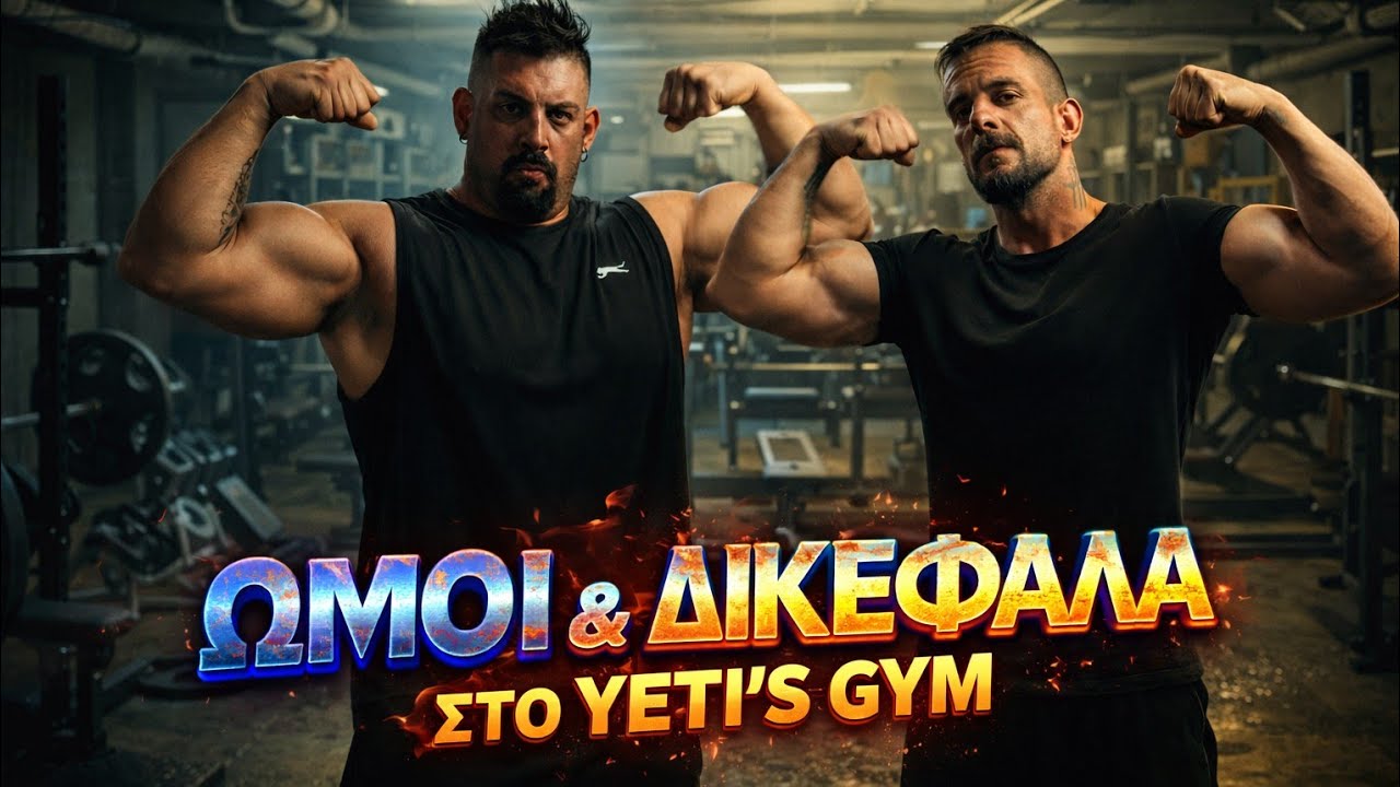 ΠΡΟΠΟΝΗΣΗ ΩΜΟΙ & ΔΙΚΕΦΑΛΑ ΣΤΟ YETI'S GYM - YouTube