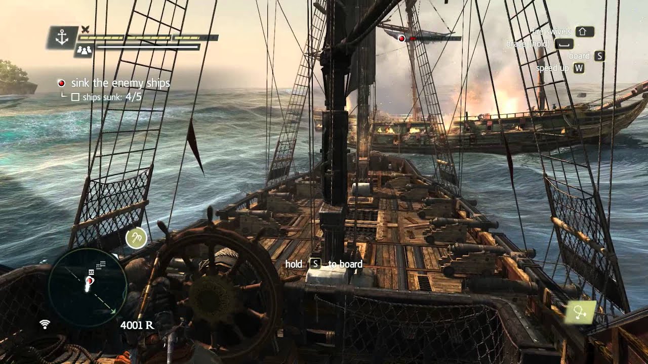 Assassin's Creed IV Black Flag - Submarine mode - YouTube