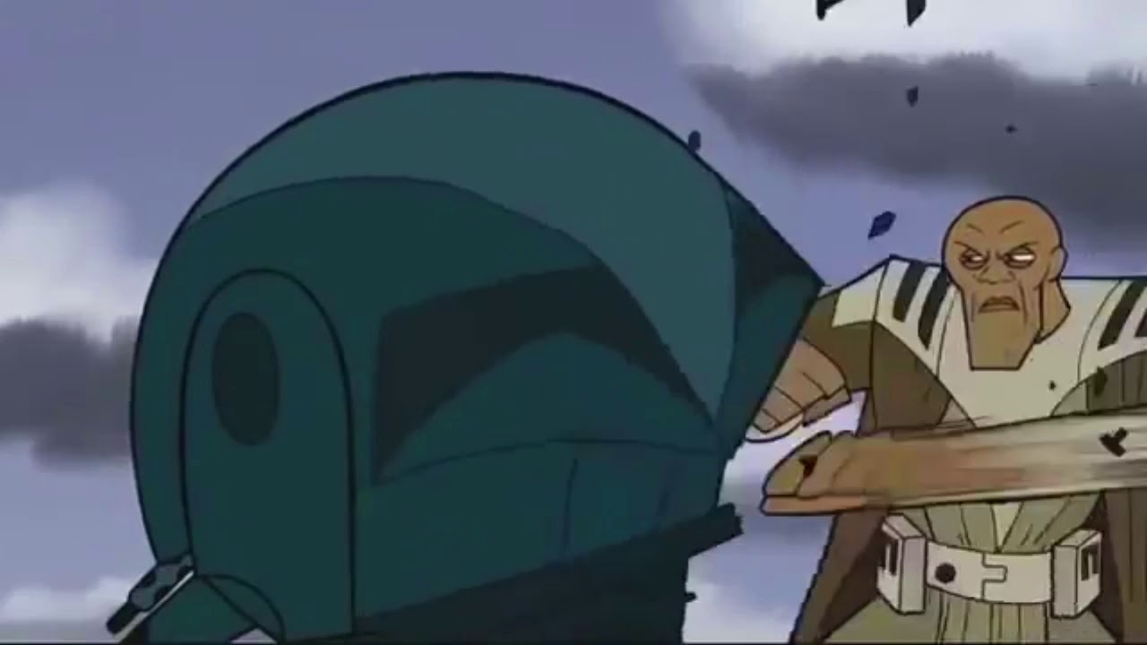 mace windu punches a droid for 5 minutes - YouTube